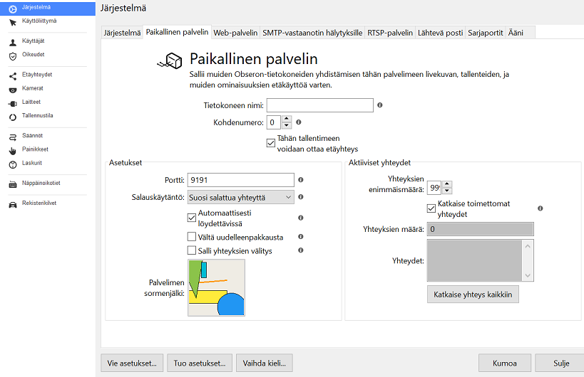 Salattu etäyhteys ja HTTPS – Obseron Ohjekeskus